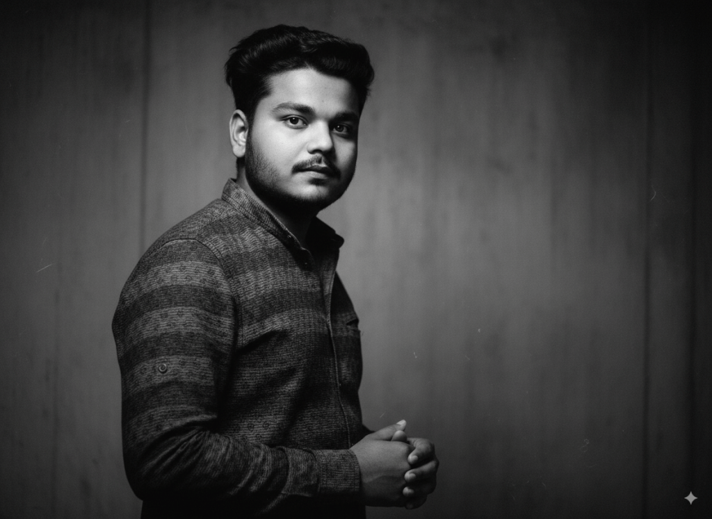 Cinematic Noir Portrait AI Prompt – High-Contrast Black & White ...